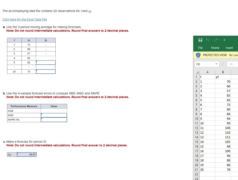The accompanying data file contains 20 ﻿observations | Chegg.com