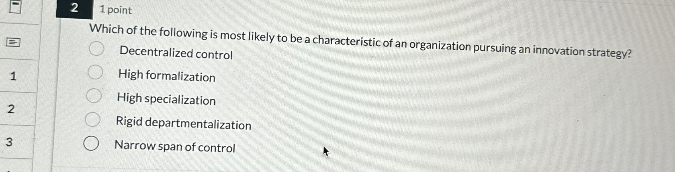 Solved 21 ﻿pointWhich of the following is most likely to be | Chegg.com