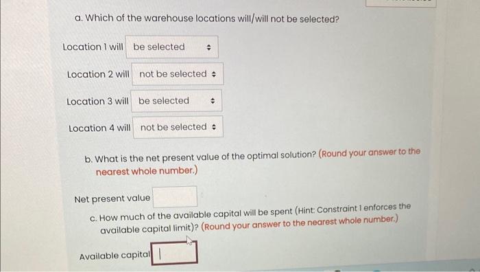 Solved A firm has prepared the following binary integer | Chegg.com
