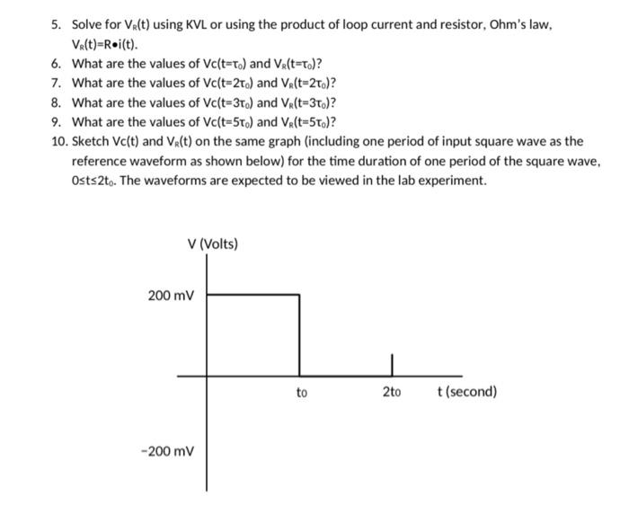 Solved PART A: RC CIRCUITS In the following RC Circuit with | Chegg.com