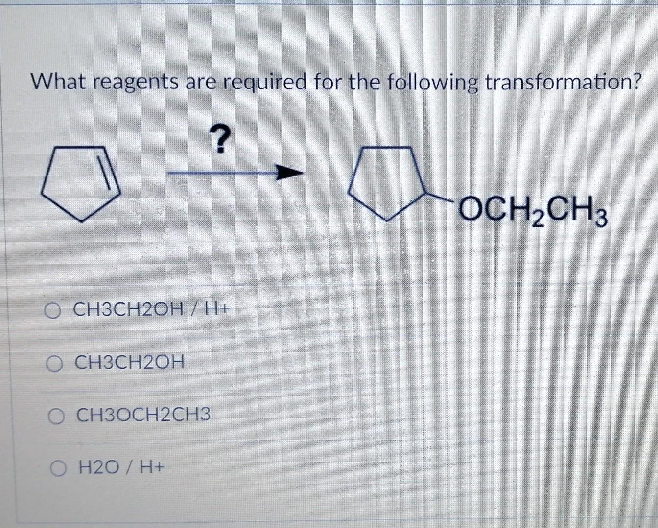 Solved O= H CH2CH3 H2 CH2OH CH 앤 H2C- CH2 С q H2C- CH2 CH CH | Chegg.com