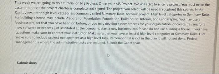 Solved This week we are going to do a tutorial on MS | Chegg.com