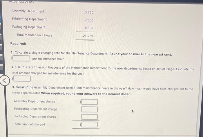 Solved Calculating and using a Single Charging Rate The | Chegg.com