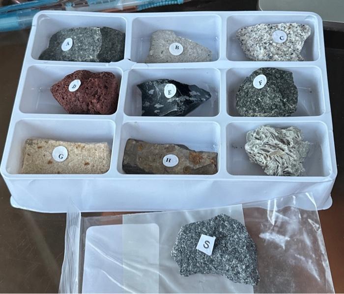 Solved STUDENT RESPONSES 1. Sample A has what mafic color | Chegg.com