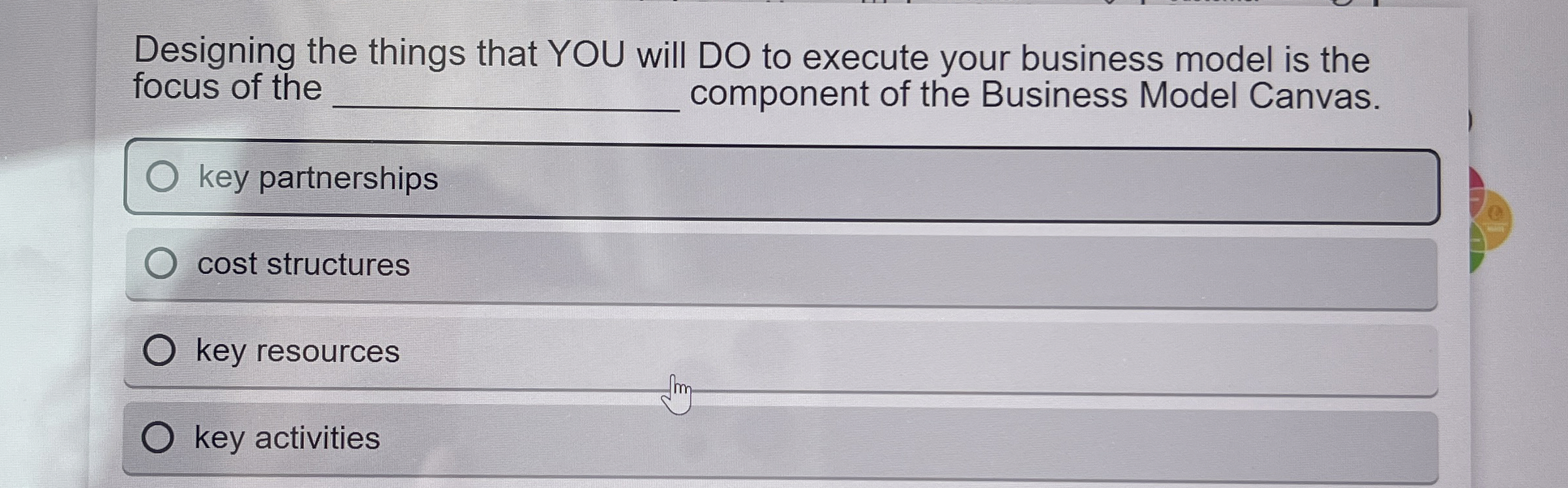 Solved Designing the things that YOU will DO to execute your | Chegg.com
