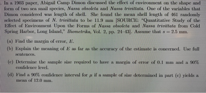 Solved I know how to solve this as a standard dev but since | Chegg.com
