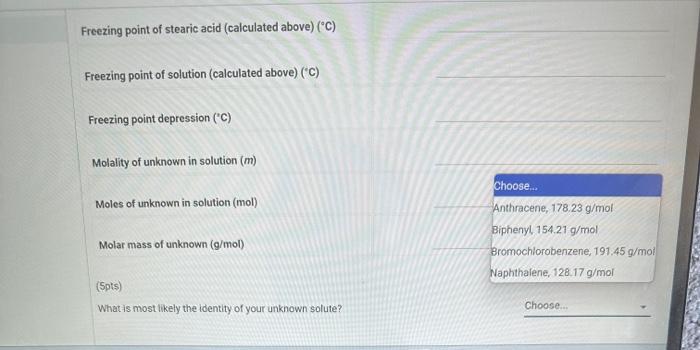 Report Table FP.1: Time and Temperature Data: | Chegg.com