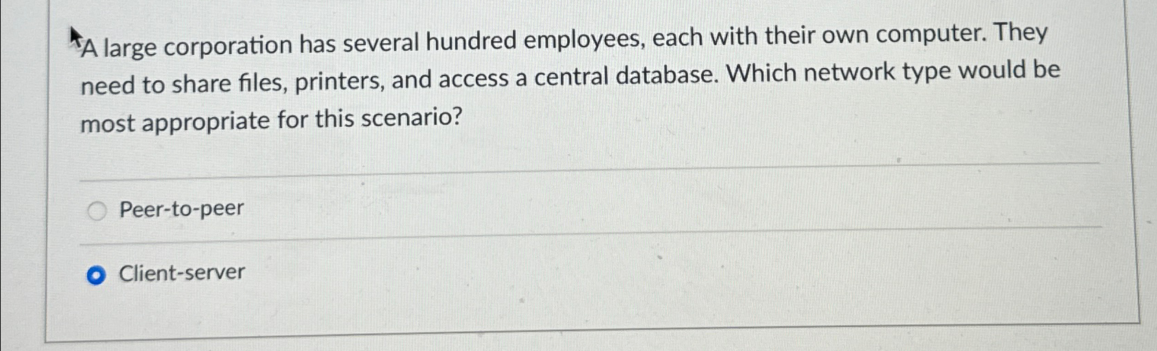 Solved A large corporation has several hundred employees, | Chegg.com