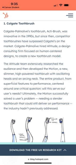 Please post our own example of HCD by doing some | Chegg.com