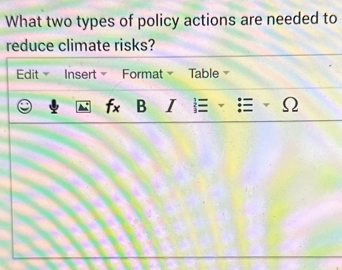 Solved What two types of policy actions are needed to reduce | Chegg.com