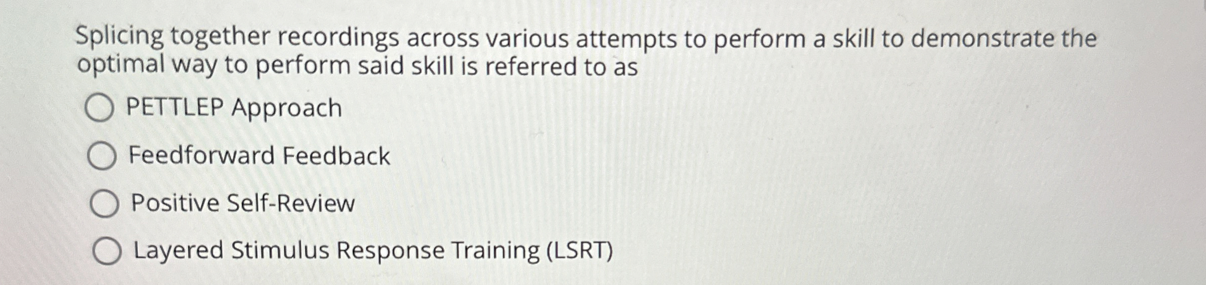 Solved Splicing together recordings across various attempts | Chegg.com