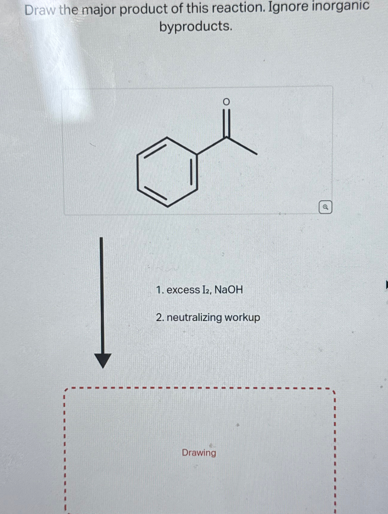 Solved Draw the major product of this reaction. Ignore | Chegg.com