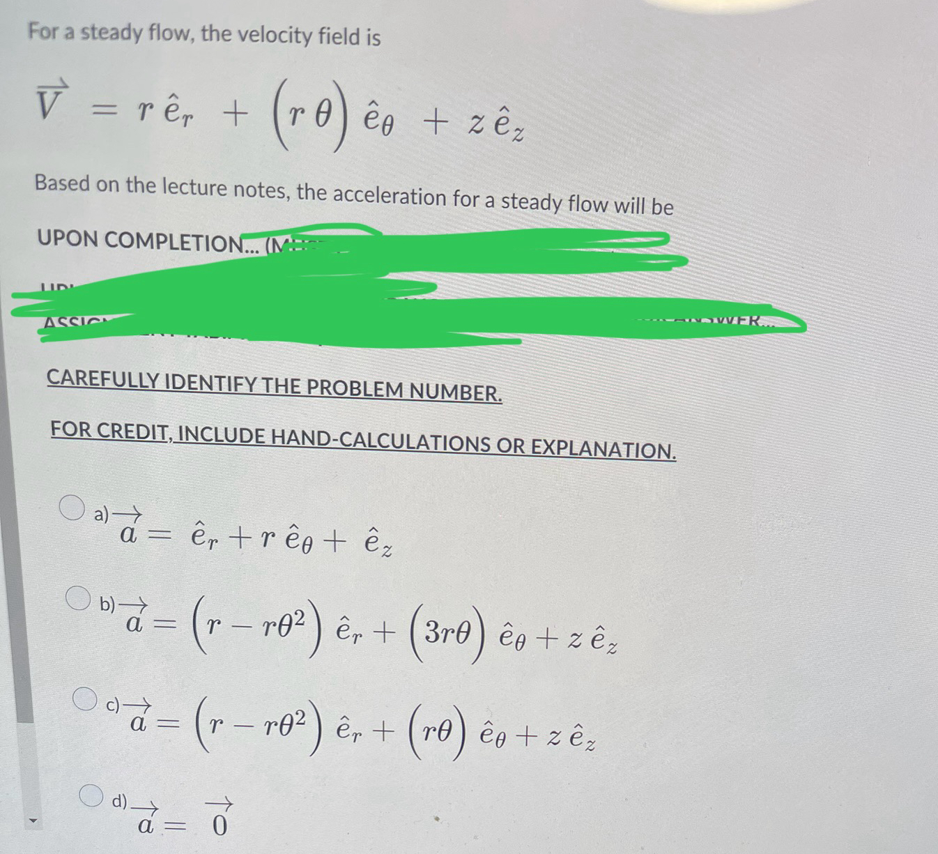 Solved CAREFULLY IDENTIFY THE PROBLEM NUMBER.FOR CREDIT, | Chegg.com