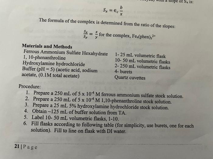 Flask # Absorbance at 510 nm Absorption maximum (à | Chegg.com