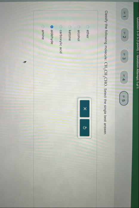 Solved Guestion so or s (1 ﻿point) ﻿I Question Attempt: 1 | Chegg.com