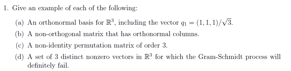 Solved Give an example of each of the following:(a) ﻿An | Chegg.com