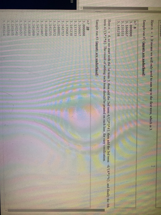 Solved Nilakantha series is a way to compute at using an | Chegg.com