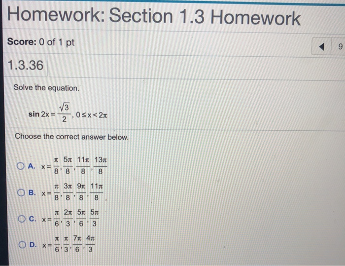 Solved Homework Section 1 3 Homework Score 0 Of 1 Pt