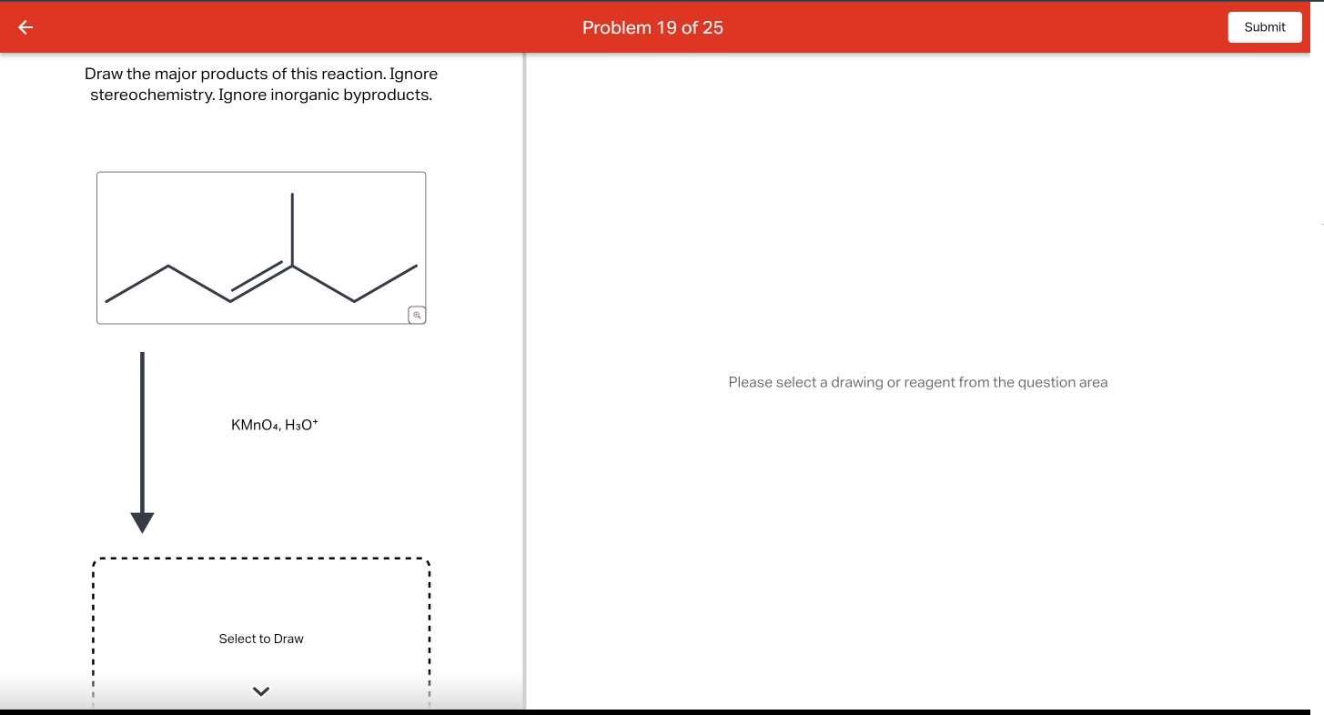 Solved Draw the major products of ﻿this reaction. | Chegg.com
