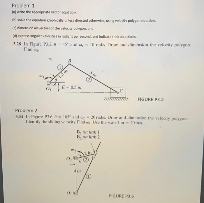 Solved Problem 1 (a) write the appropriate vector equation, | Chegg.com