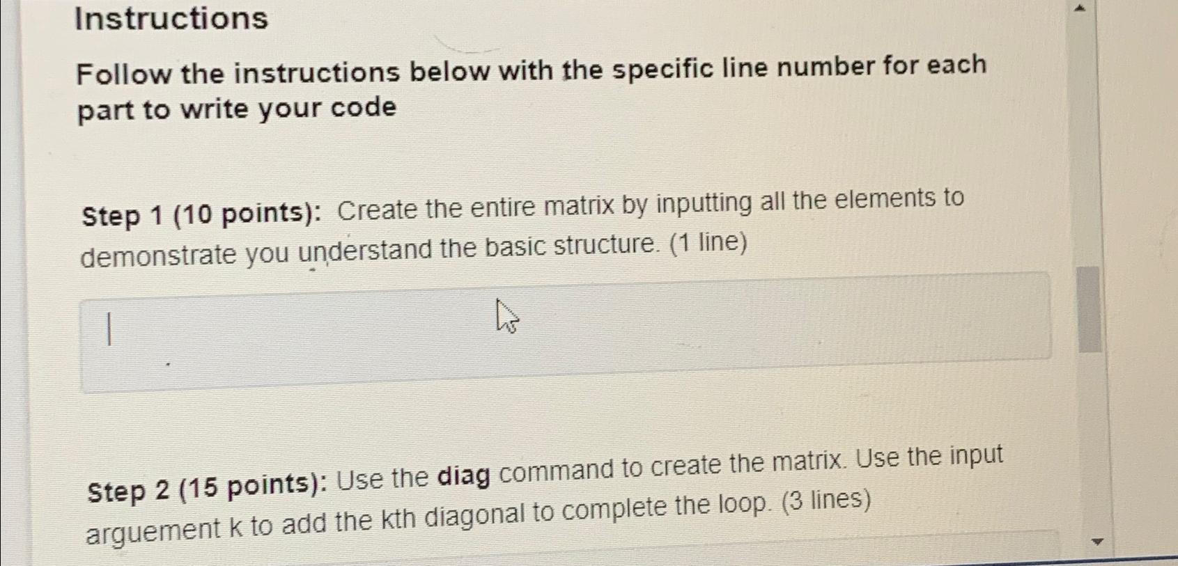 Solved InstructionsFollow the instructions below with the | Chegg.com