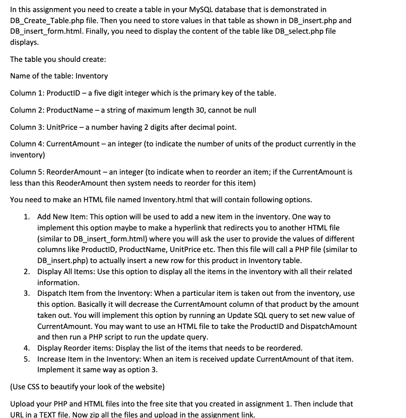 Solved I want to know how I can start thus assignmentIn this | Chegg.com