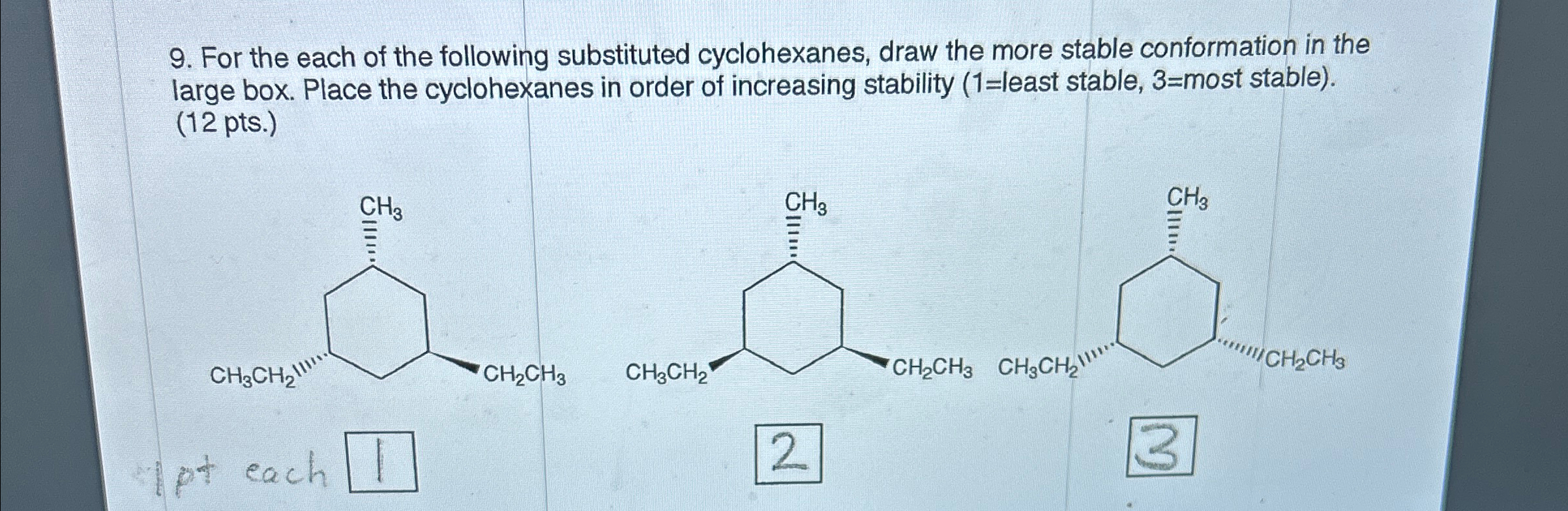 Solved For the each of the following substituted | Chegg.com