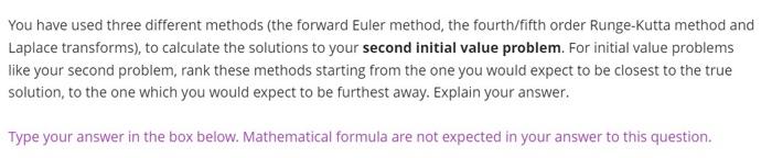 Solved You have used three different methods (the forward | Chegg.com