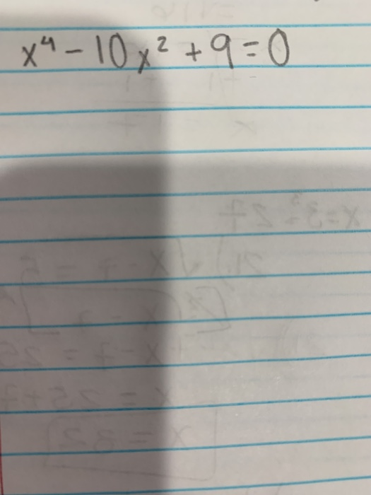 Solved solve equation by identifying the quadratic form. Use | Chegg.com