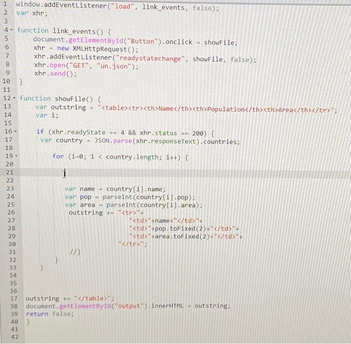 Help me fix this code in javascript. Need help making | Chegg.com