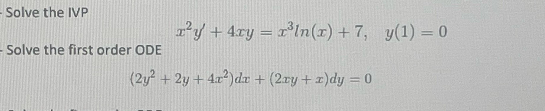 Solved Please write solution neatly and detailed will upvote | Chegg.com