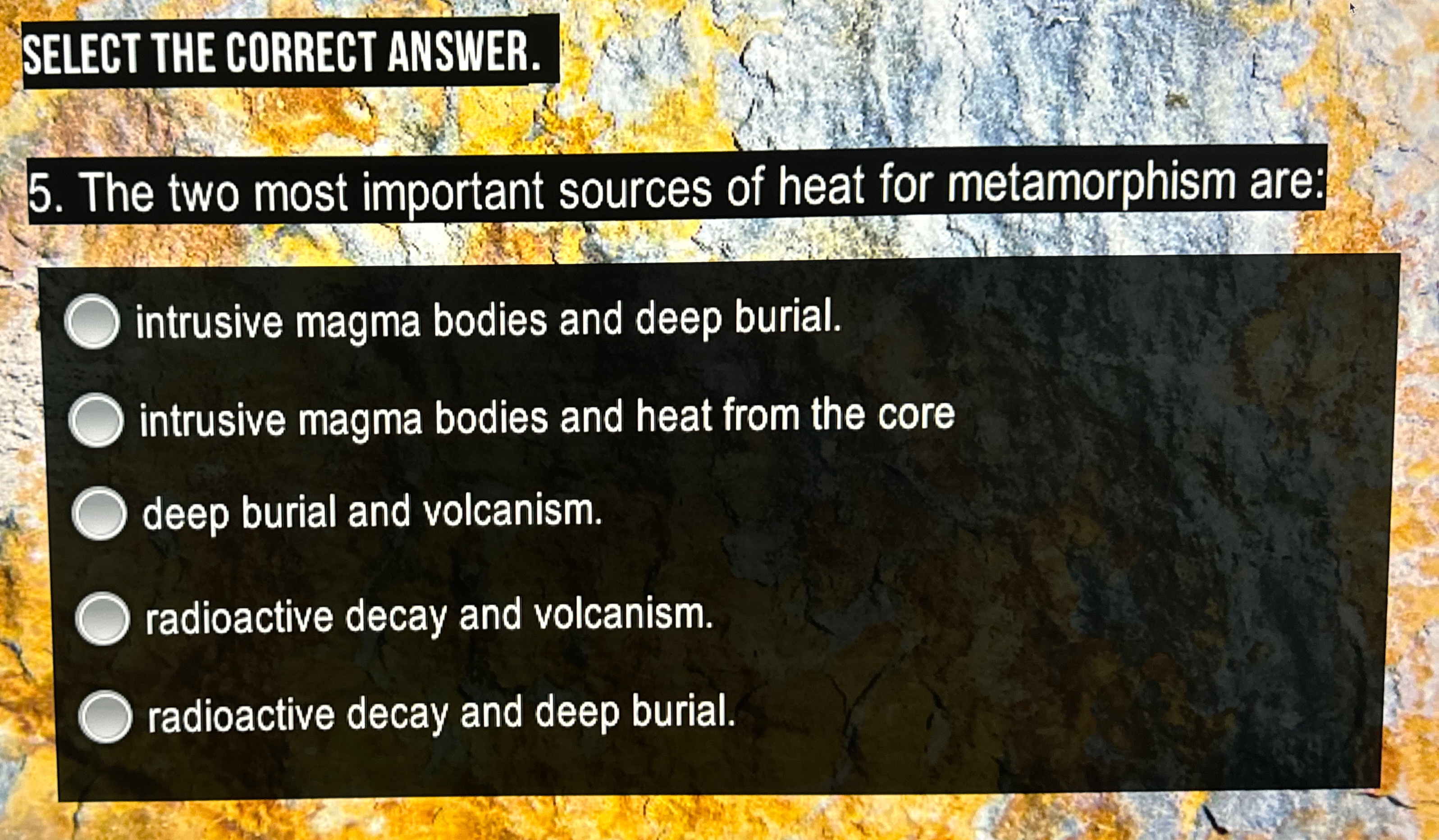 Solved SELECT THE CORRECT ANSWER.5. ﻿The two most important | Chegg.com