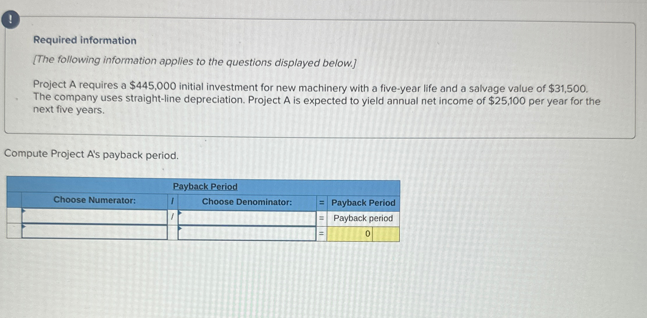 Solved !Required information[The following information | Chegg.com