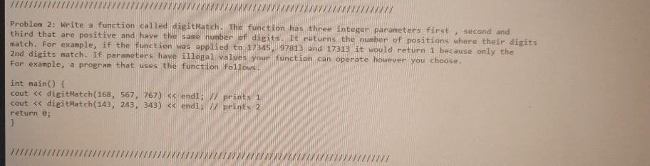 Solved WWWWWWWW WW Problem 2: Write a function called | Chegg.com