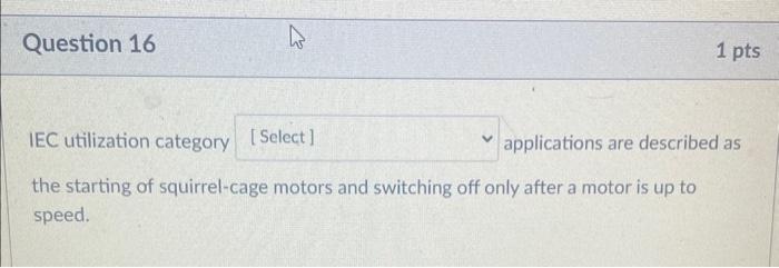 Solved IEC utilization category applications are described | Chegg.com