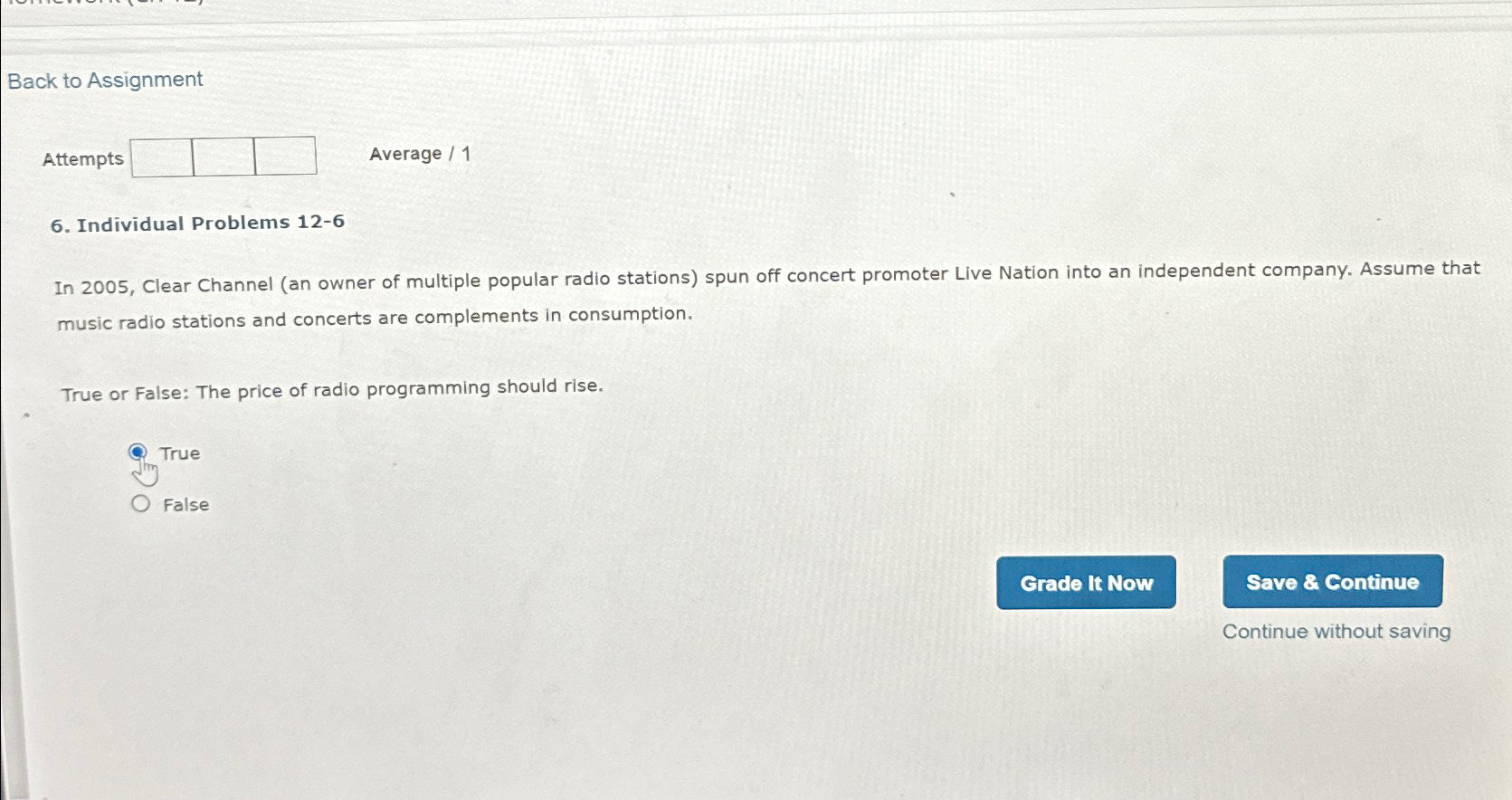 Solved Back to AssignmentAttempts Average / 16. ﻿Individual | Chegg.com