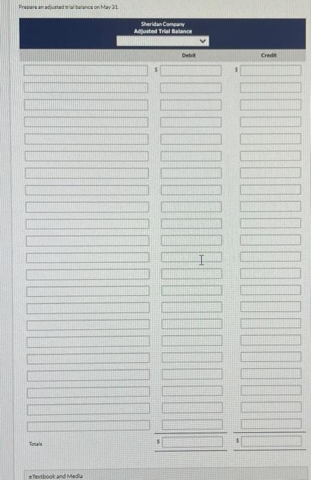 Solved Prepare a ledger using the three-column form of | Chegg.com