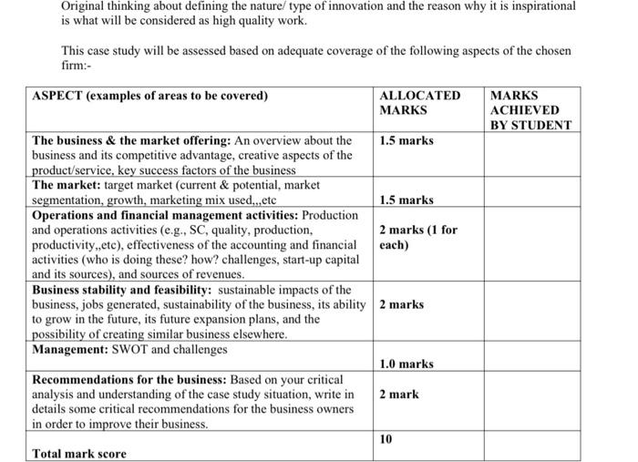 Each student should write at least one case study | Chegg.com