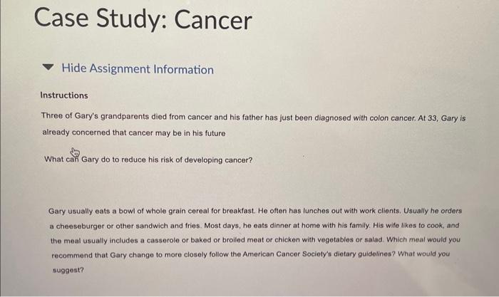 Hide Assignment Information Instructions Three of | Chegg.com