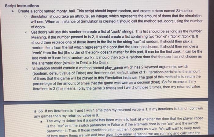 Solved Script Instructions • Create a script named | Chegg.com