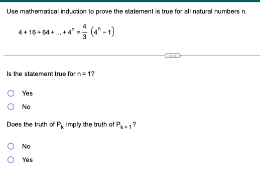 Solved Use mathematical induction to prove the statement is | Chegg.com