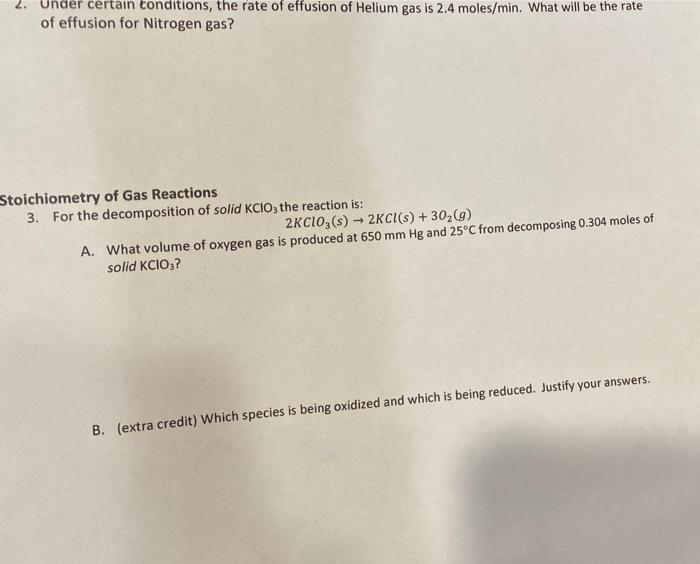 Solved Under certain Conditions, the rate of effusion of | Chegg.com