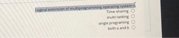 Solved Multiprocessor environment of computer system uses | Chegg.com