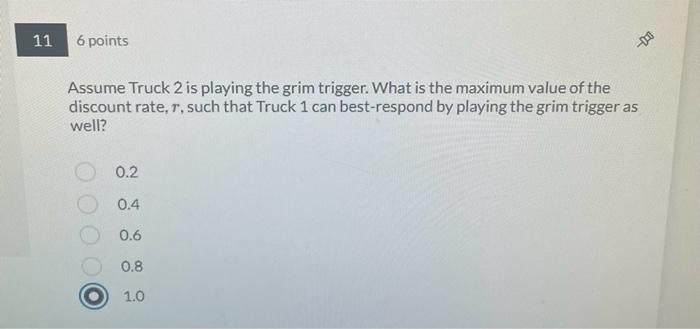 Solved Part II: Game Theory (continued) In the infinitely | Chegg.com