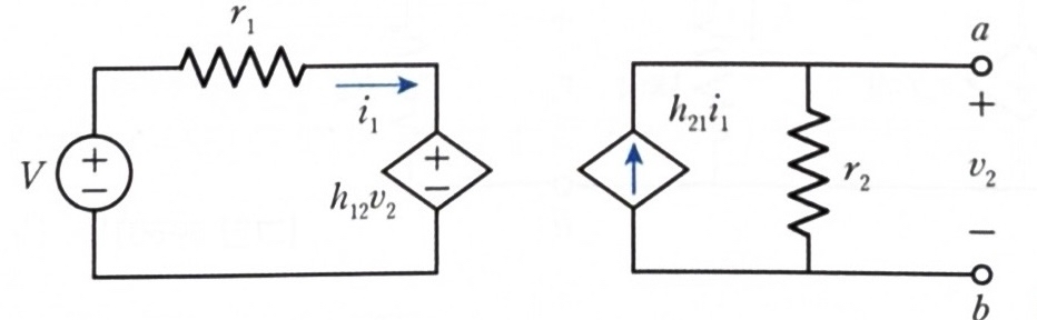 Solved The next circuit is a linear equivalent circuit of a | Chegg.com