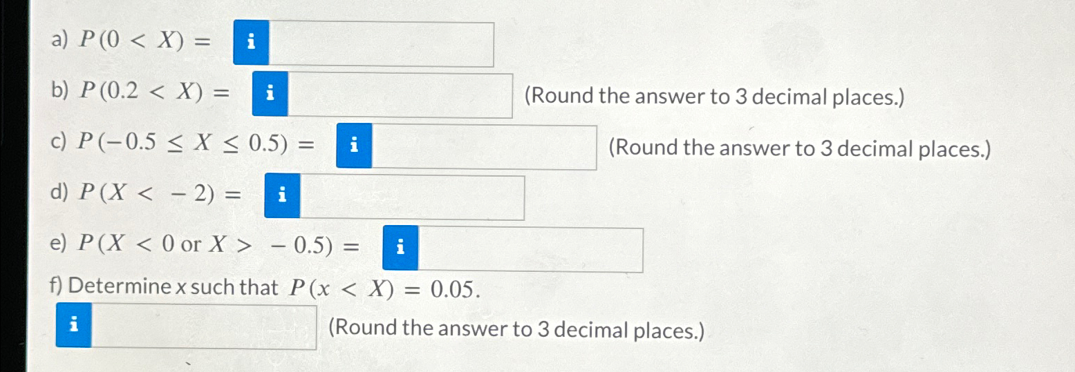 Solved a) )(c)≤x≤(0.5)(b)(c)≤x≤(0.5 | Chegg.com