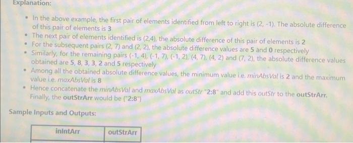 Solved Write a Java program that accepts the above inlntArr | Chegg.com