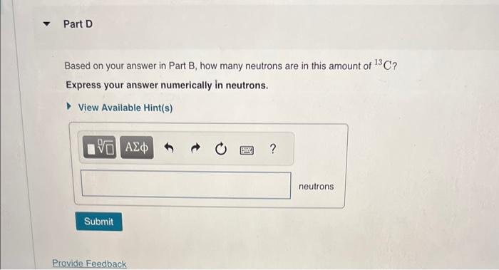Solved Based on your answer in Part A, calculate the number | Chegg.com