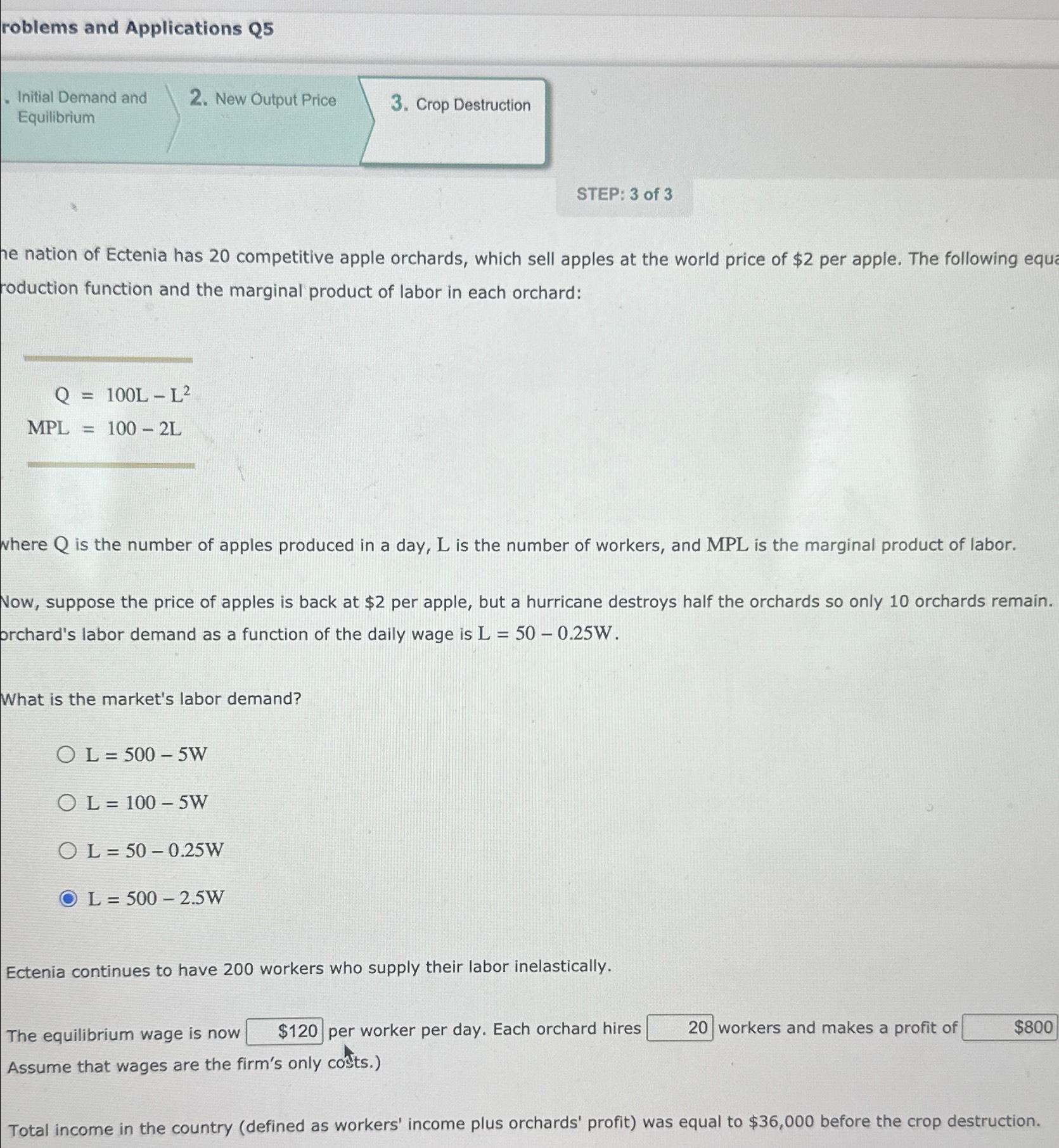 Solved roblems and Applications Q5Initial Demand and2. ﻿New | Chegg.com
