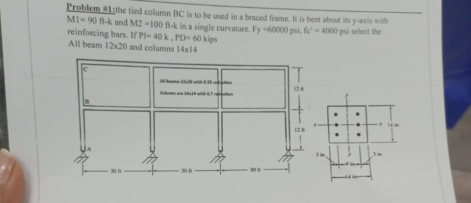 Solved Design a wall footing to support a 12 -in.-wide | Chegg.com